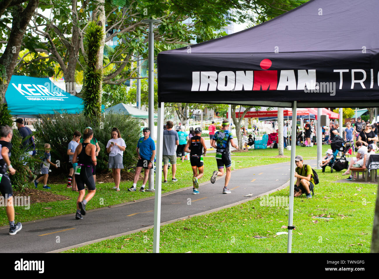 Iron Man Fun run event in Cairns, Queensland, Australia Stock Photo - Alamy