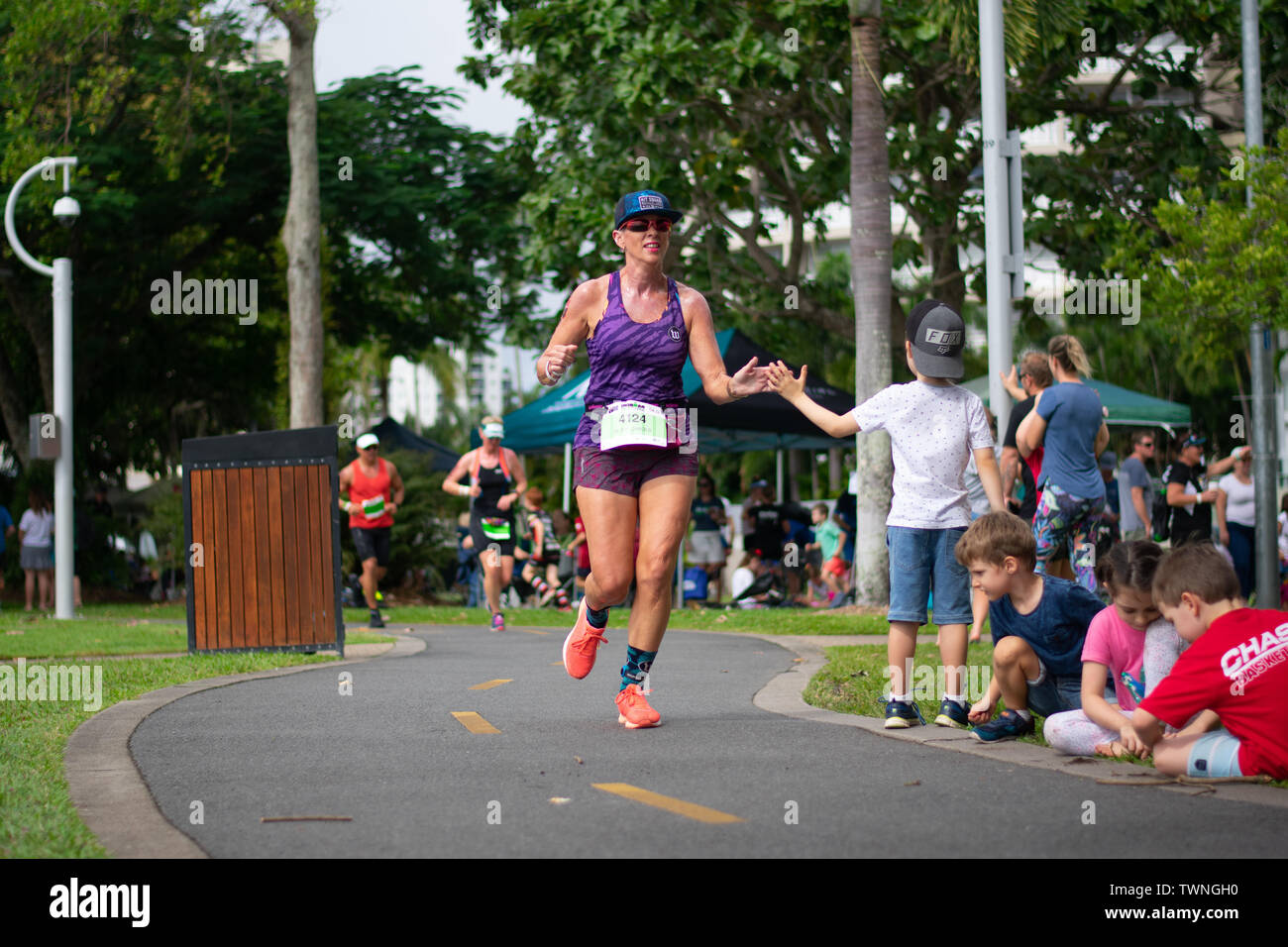 Iron Man Fun run event in Cairns, Queensland, Australia Stock Photo - Alamy