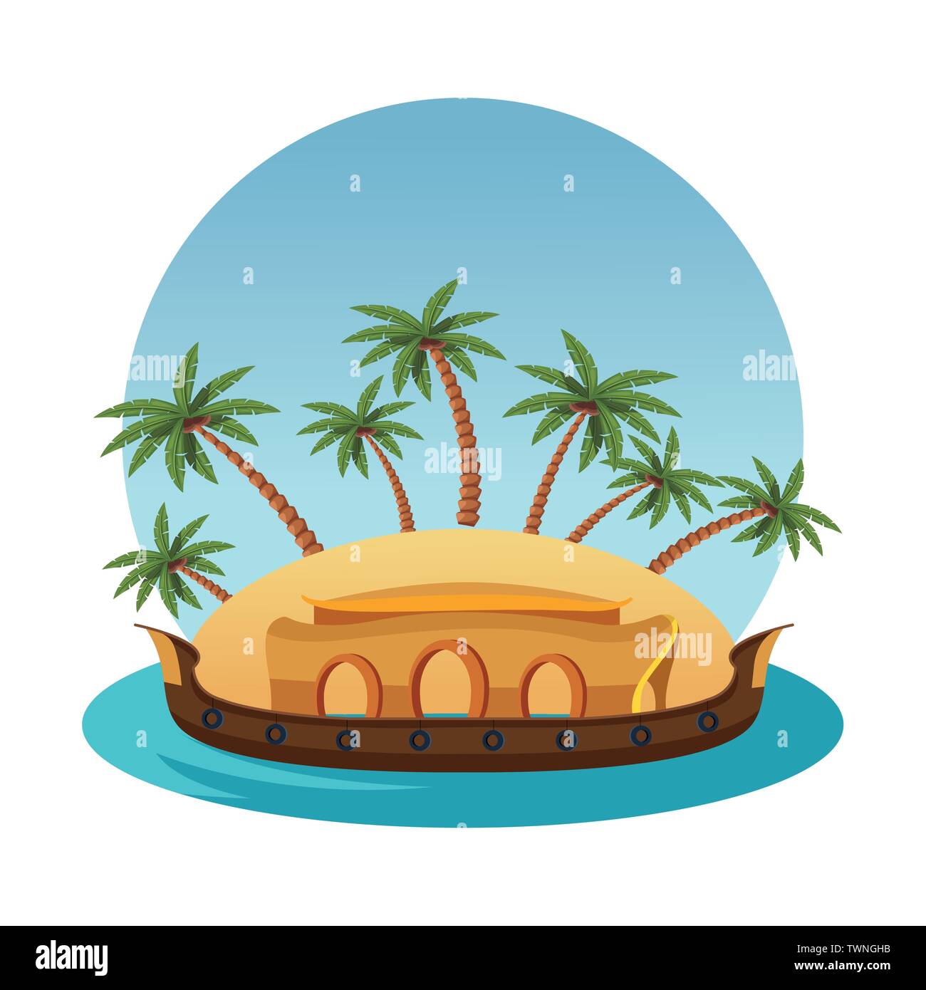 Ganges river Stock Vector Images - Alamy