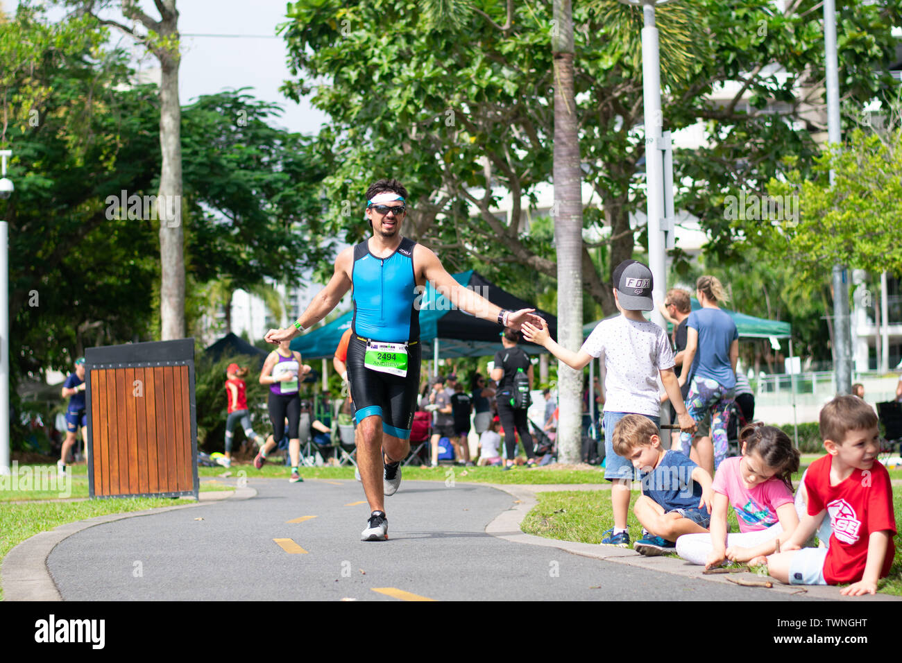 Iron Man Fun run event in Cairns, Queensland, Australia Stock Photo - Alamy
