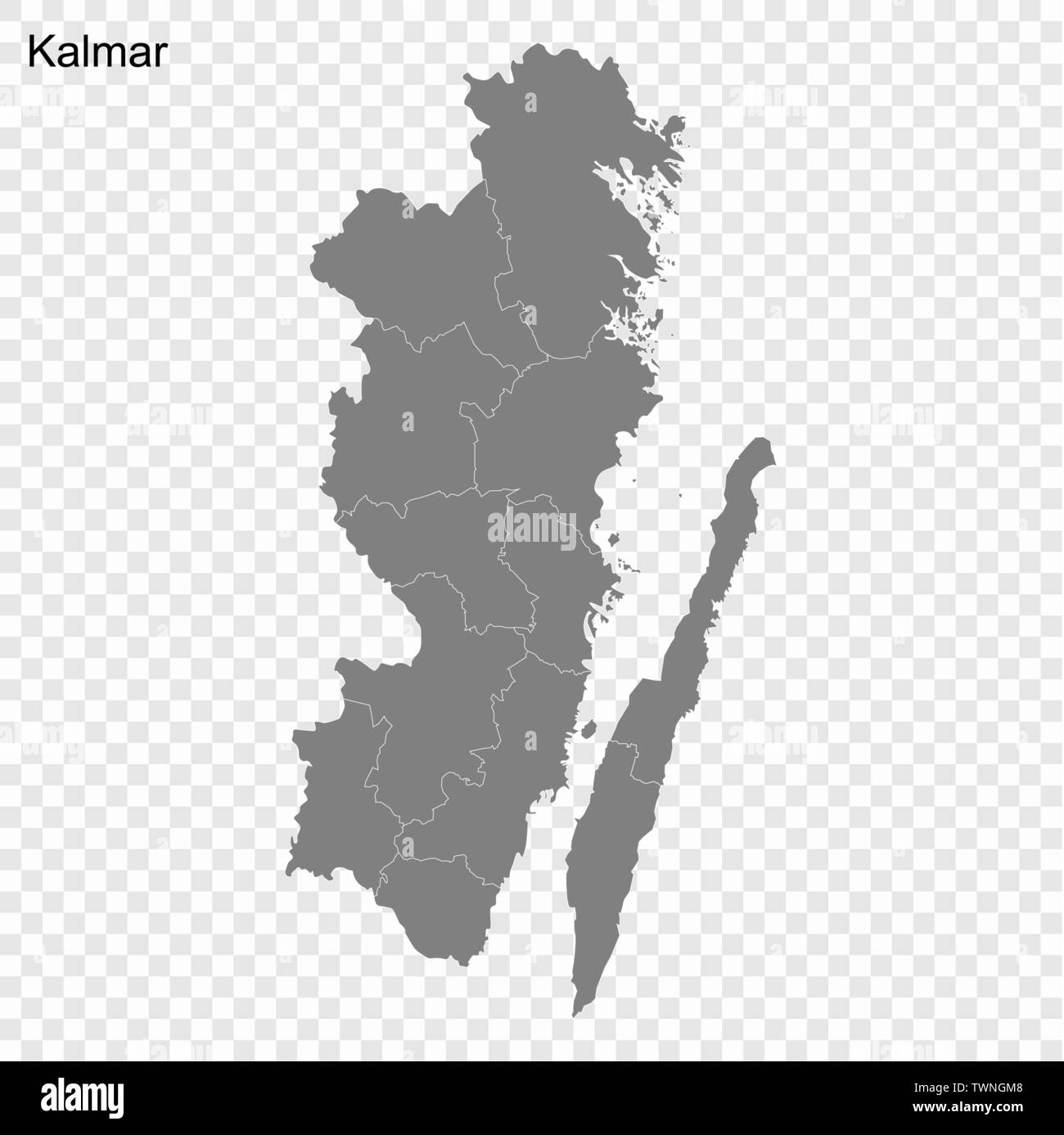 Map of kalmar hi-res stock photography and images - Alamy