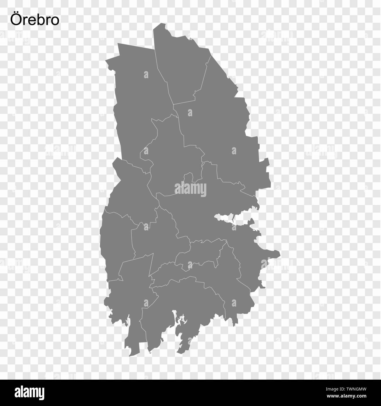 Map of orebro hi-res stock photography and images - Alamy