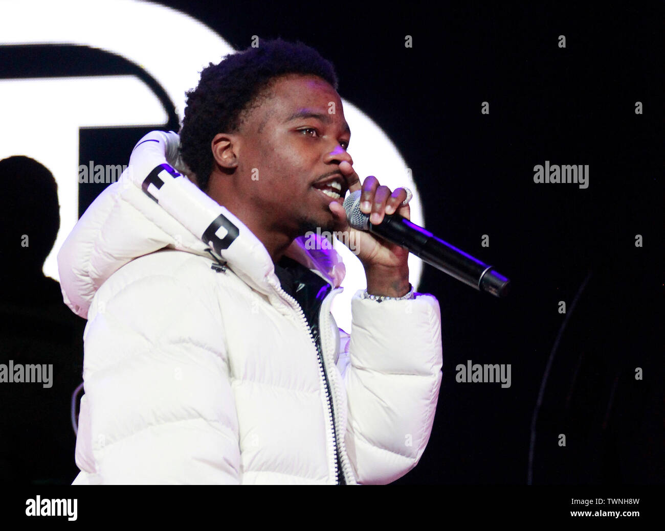 LOS ANGELES, CALIFORNIA - JUNE 21: Roddy Ricch performs onstage at the ...