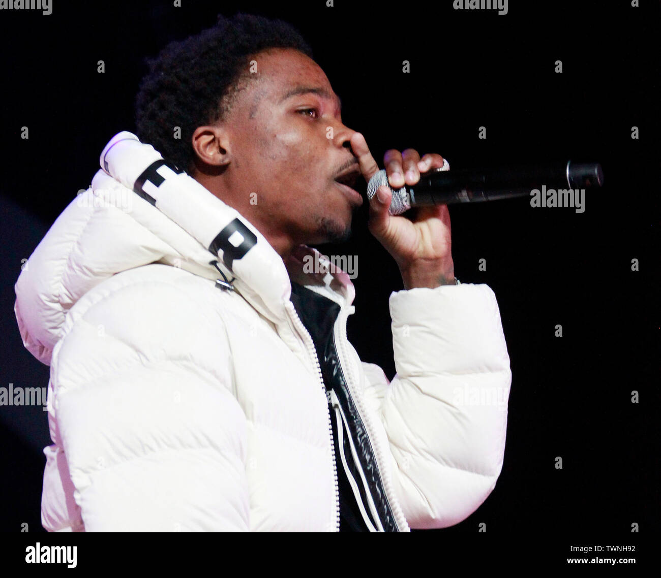LOS ANGELES, CALIFORNIA - JUNE 21: Roddy Ricch performs onstage at the ...