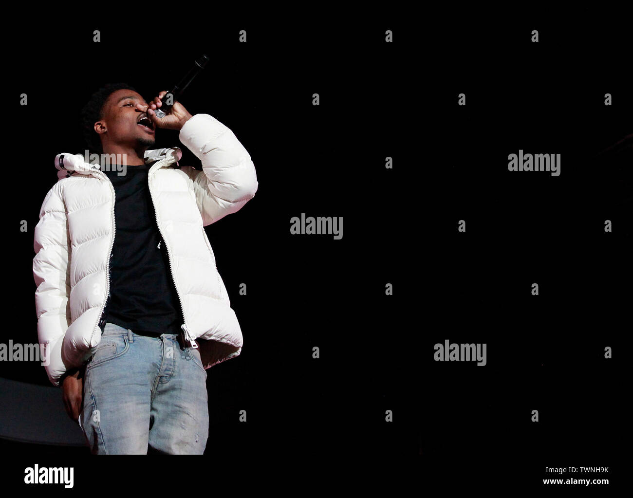 LOS ANGELES, CALIFORNIA - JUNE 21: Roddy Ricch performs onstage at the ...