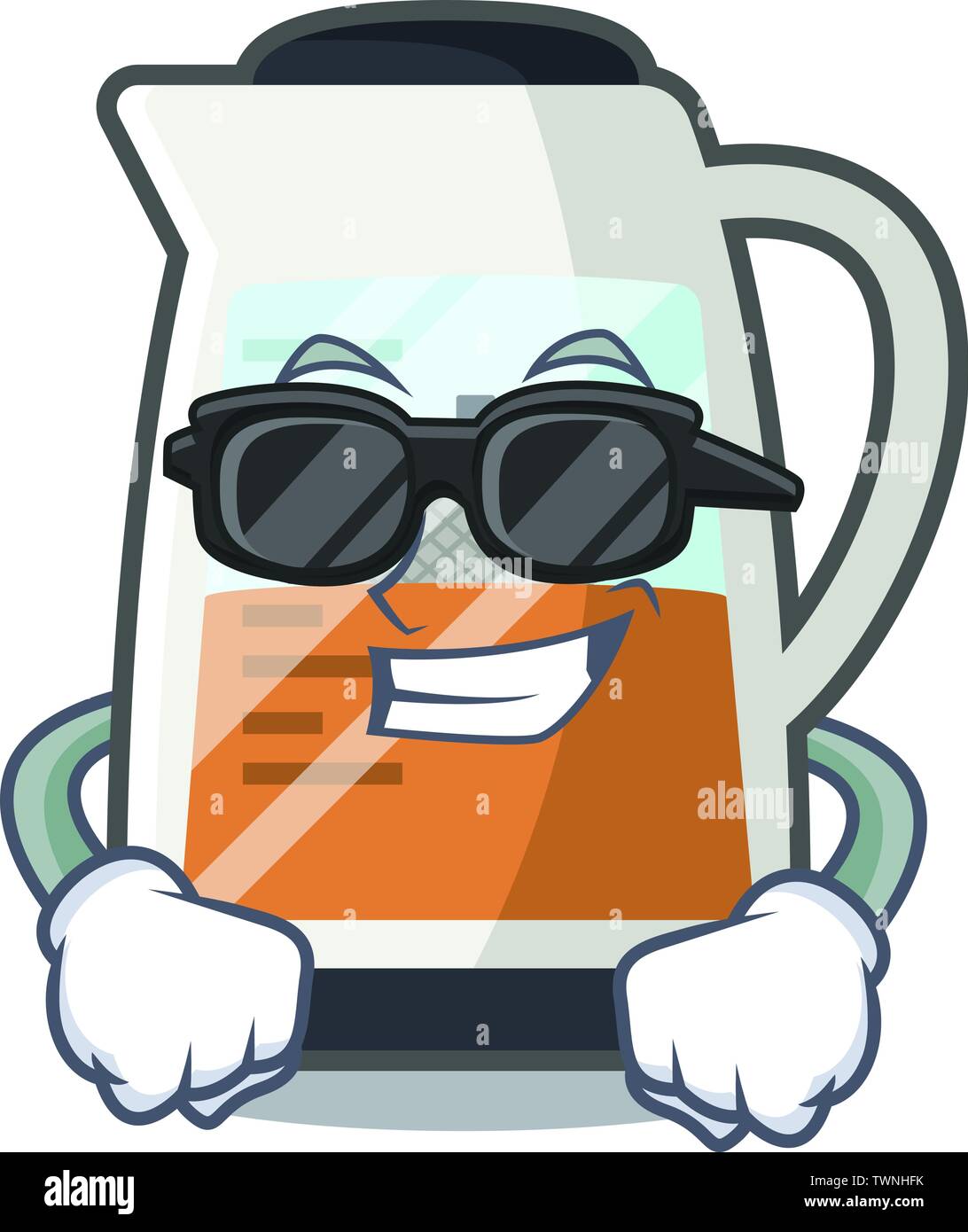 Super cool tea maker in the cartoon shape Stock Vector Image & Art - Alamy