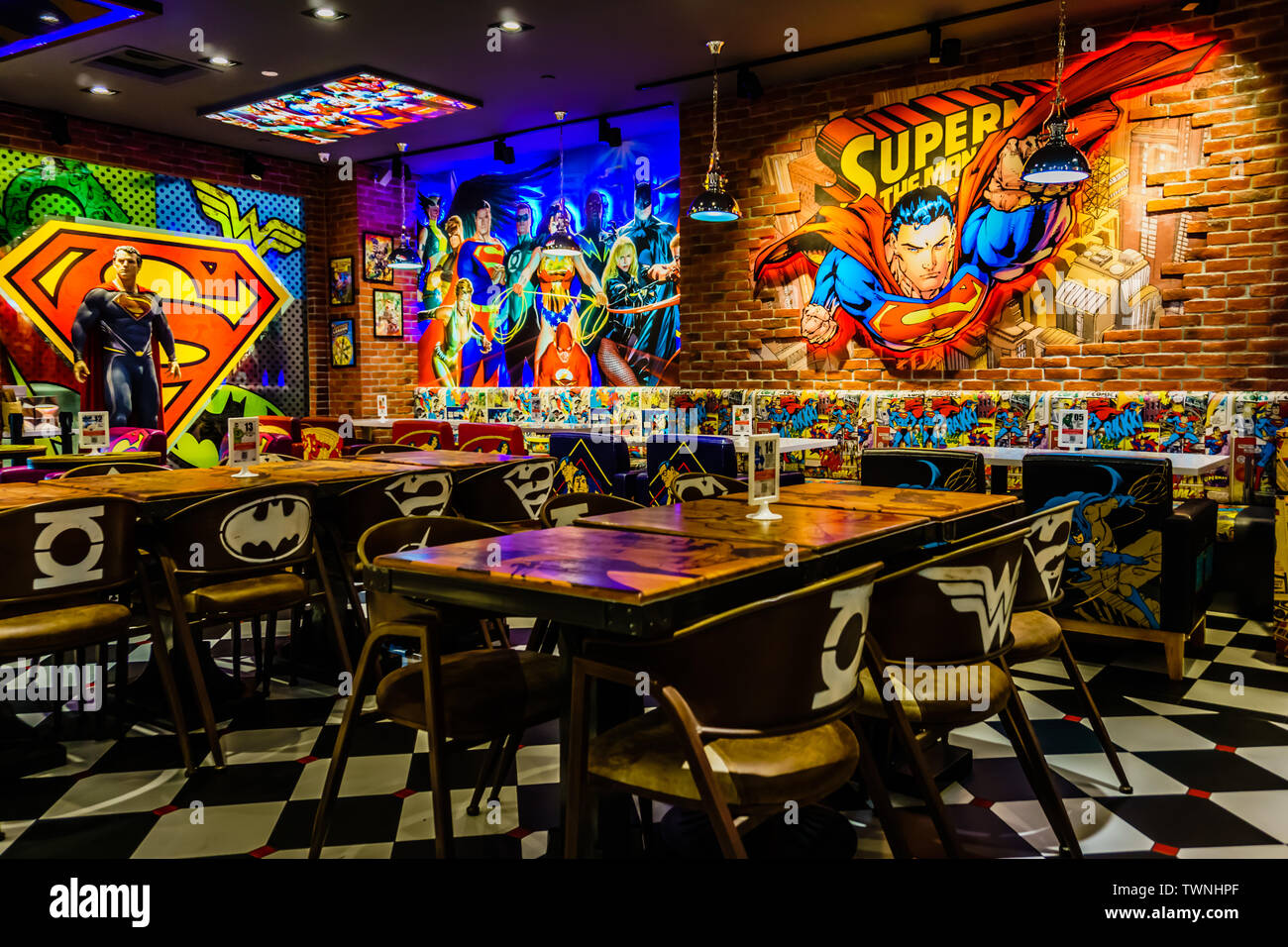 Batman burger hi-res stock photography and images - Alamy