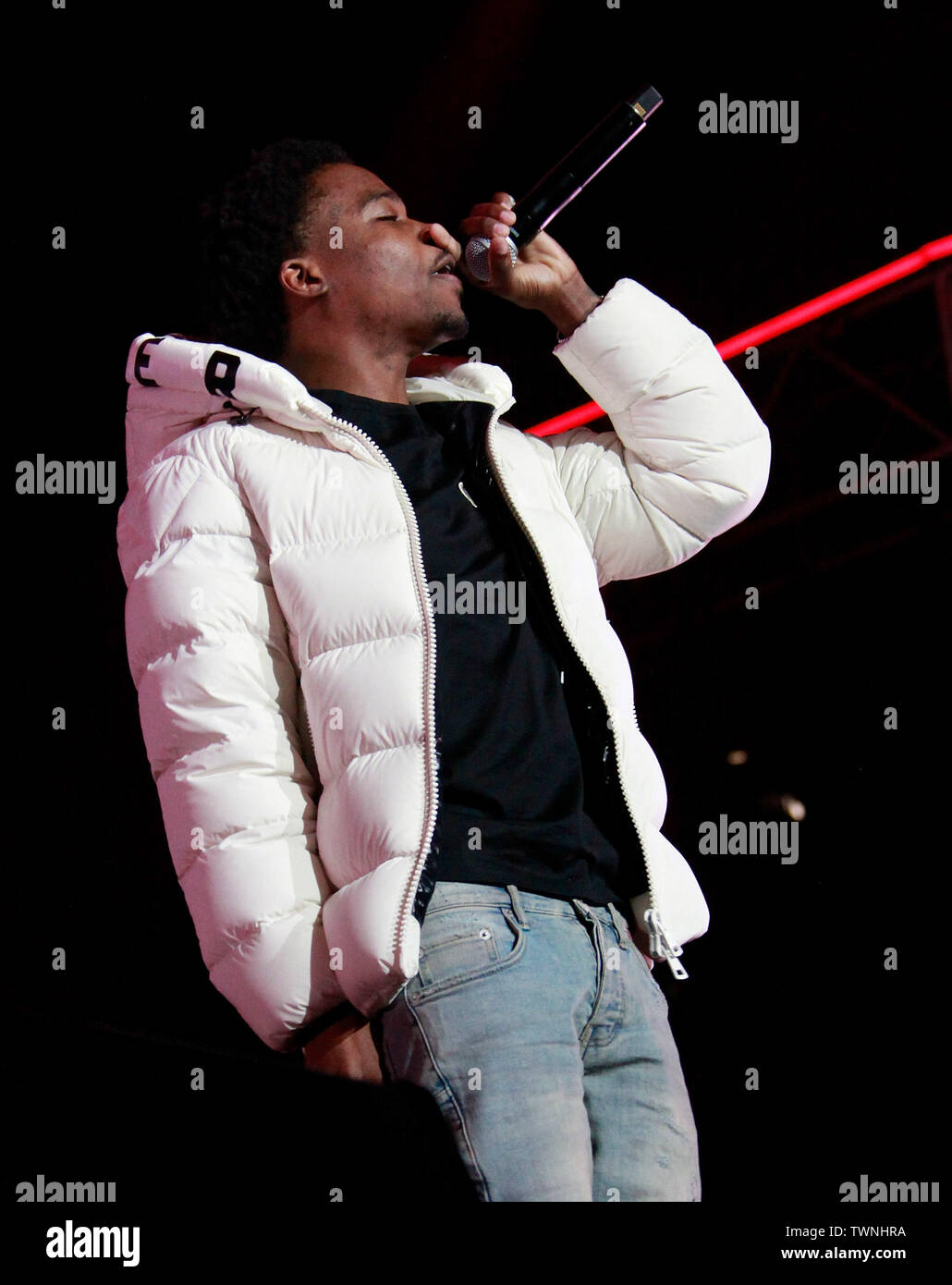 LOS ANGELES, CALIFORNIA - JUNE 21: Roddy Ricch performs onstage at the ...