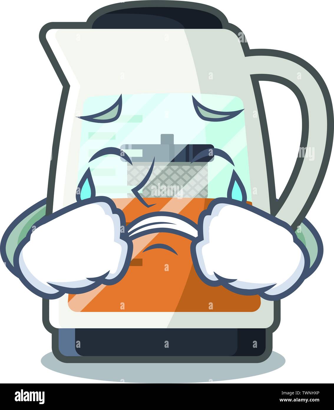 Woman crying tears funny Stock Vector Images - Alamy