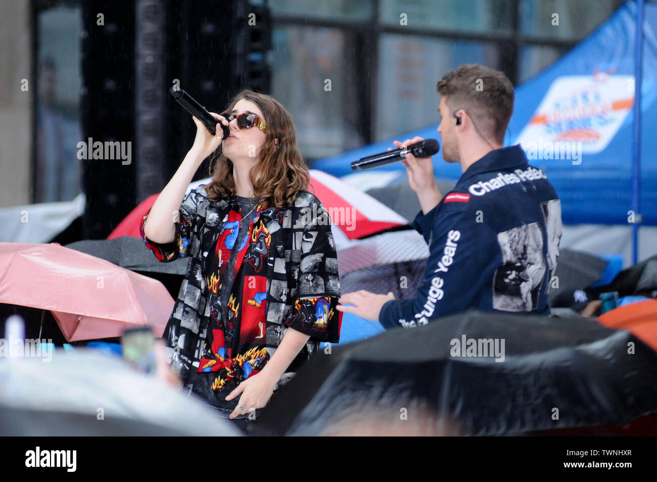 New York City, United States. 21st June, 2019. Bulow and Andrew Taggart ...