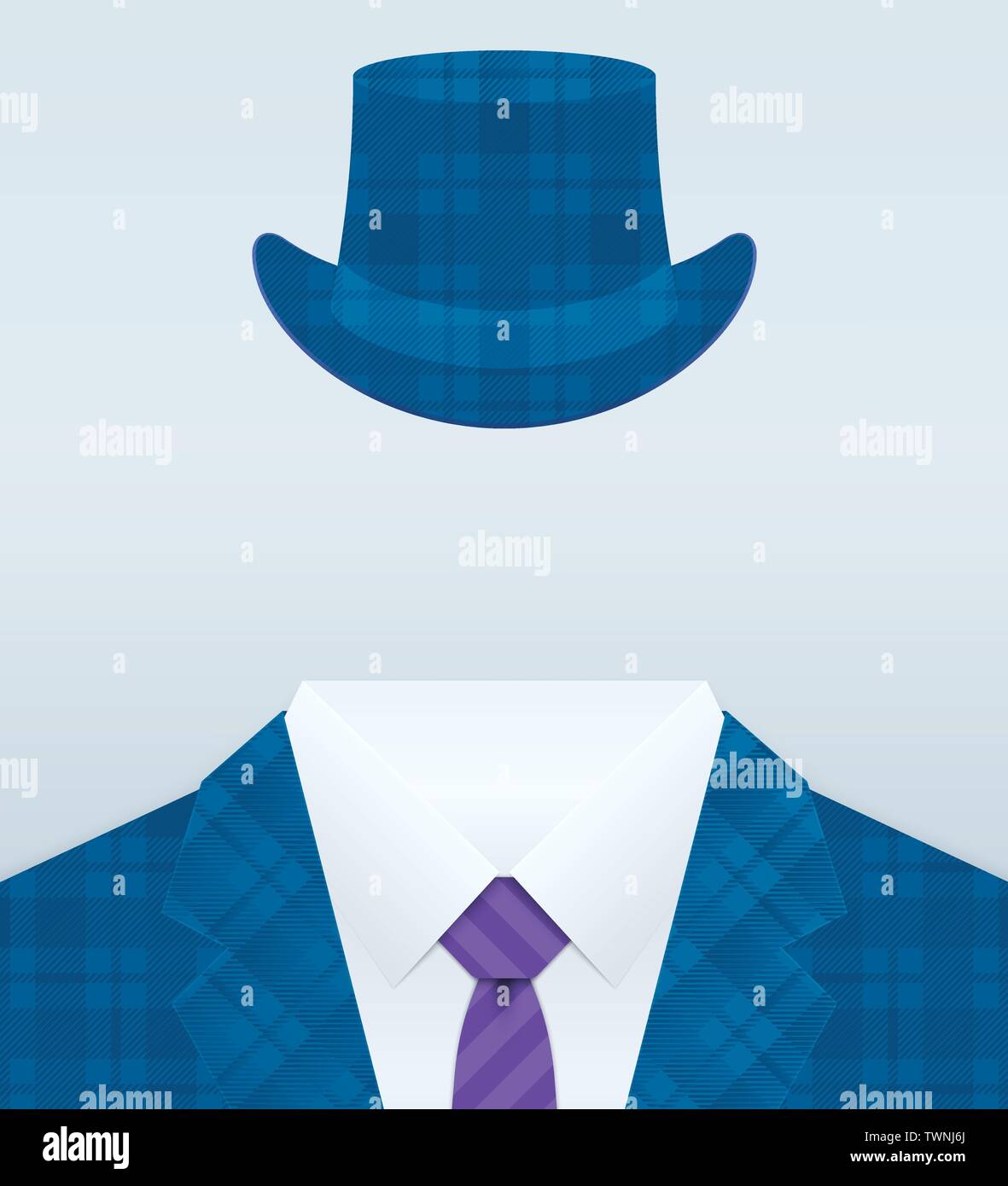 White mockup mens suit Stock Vector Images - Alamy