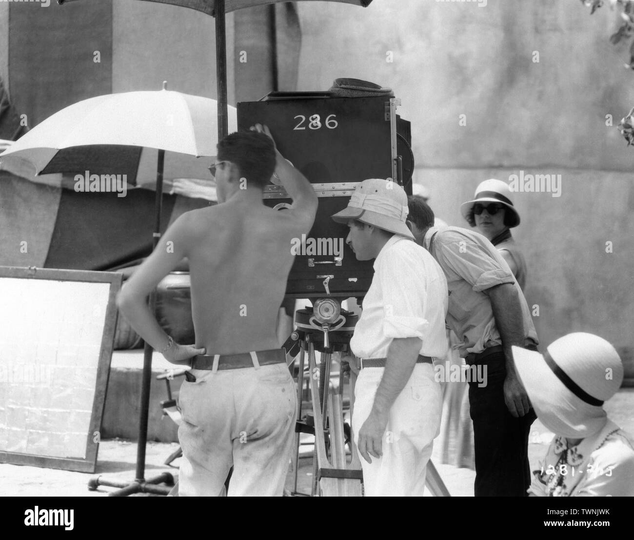 Josef von STERNBERG on set location directing MOROCCO 1930 Paramount ...