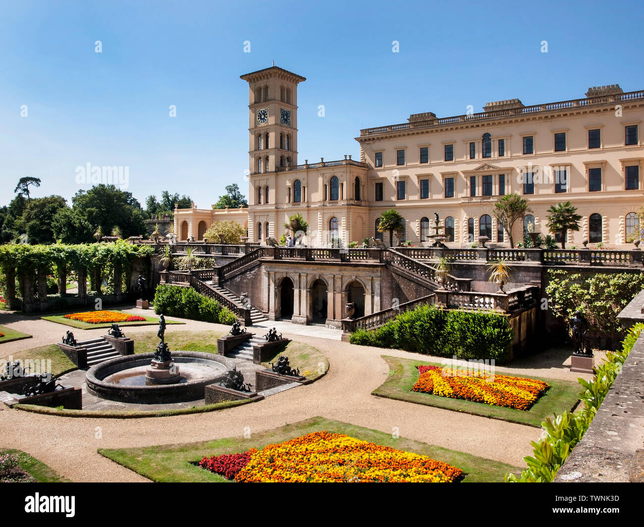 Osborn House, on the Isle of Wight, was completed in 1851 for Queen ...