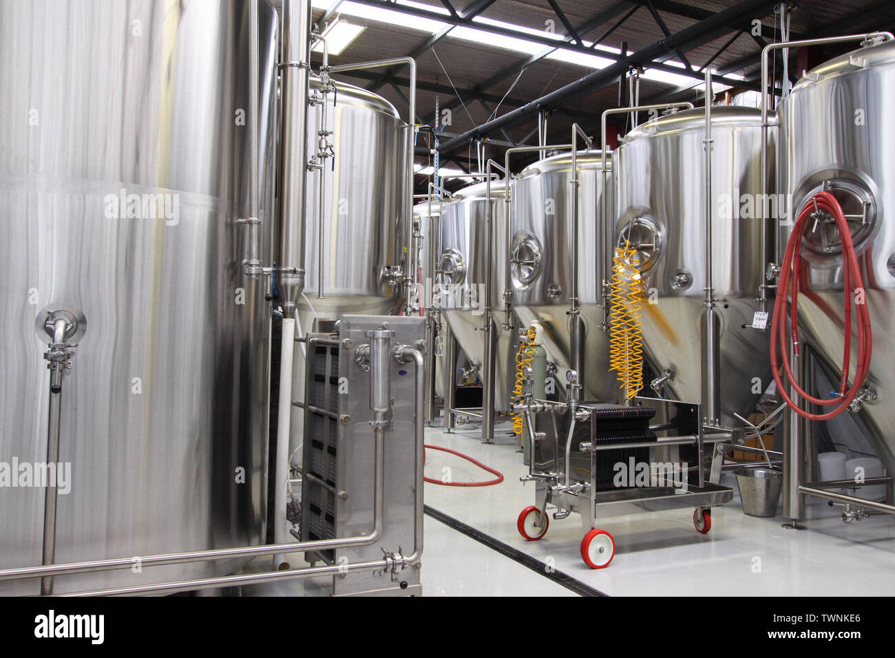 Brewing tanks hi-res stock photography and images - Alamy