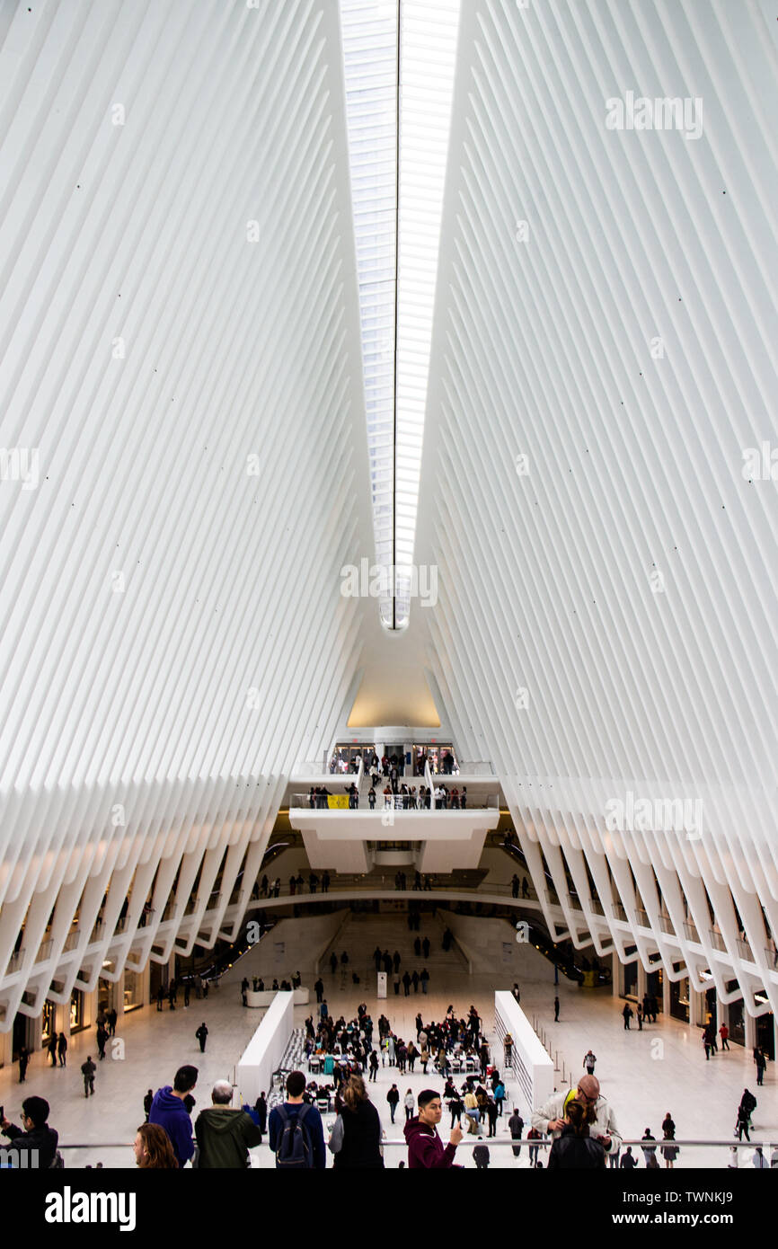 World trade center architectural design in new york city Stock Photo ...