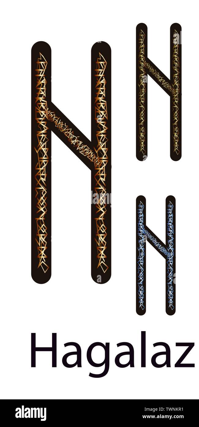 Runa hagalaz hi-res stock photography and images - Alamy