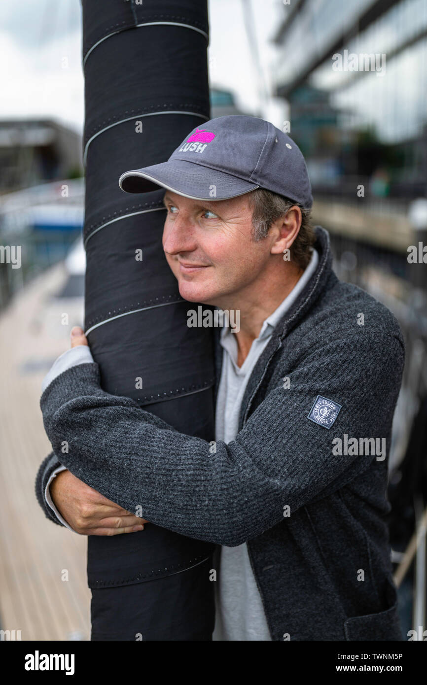 Software entrepreneur and owner of Oyster Yachts, Richard Hadida ...