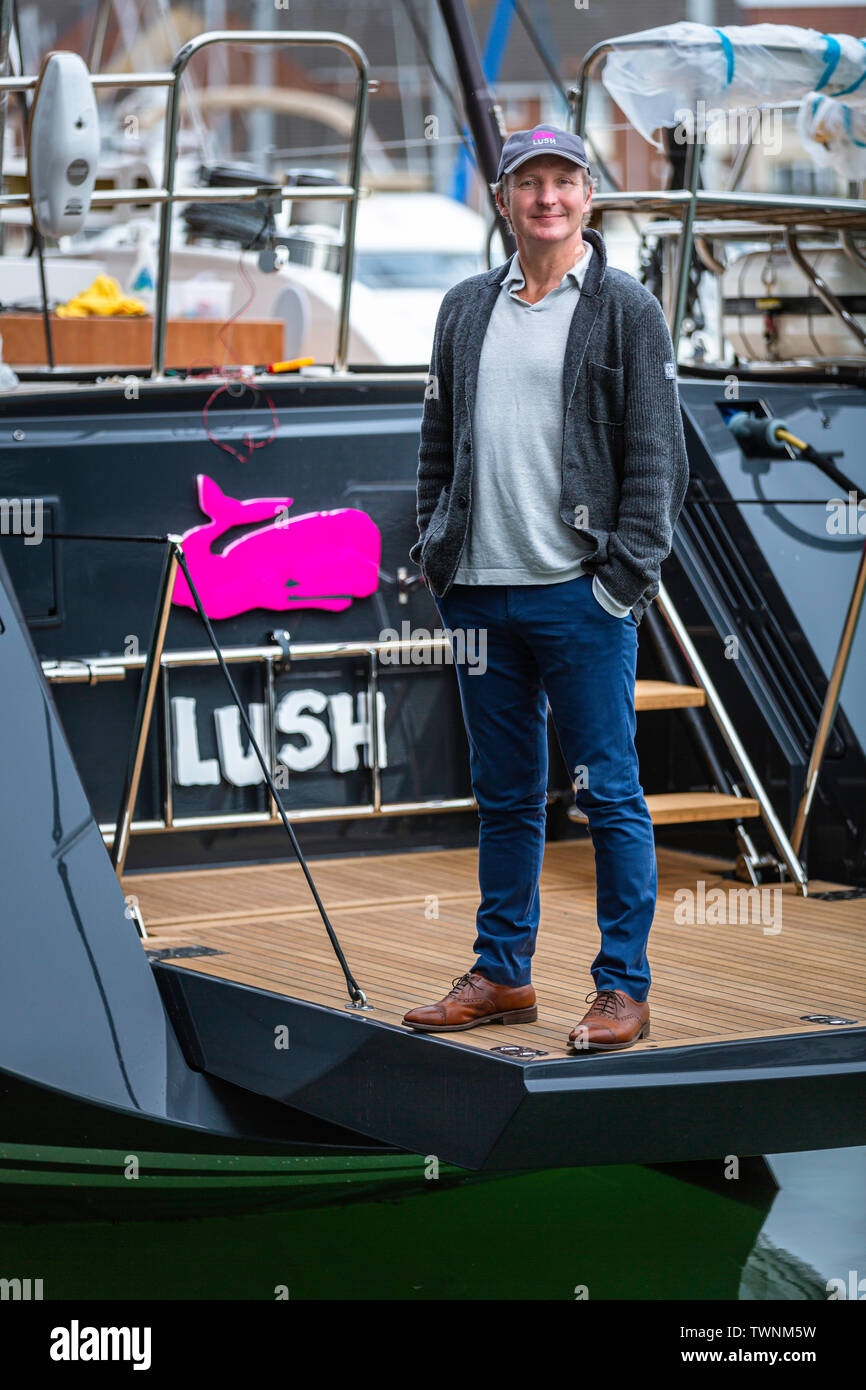 Software entrepreneur and owner of Oyster Yachts, Richard Hadida ...