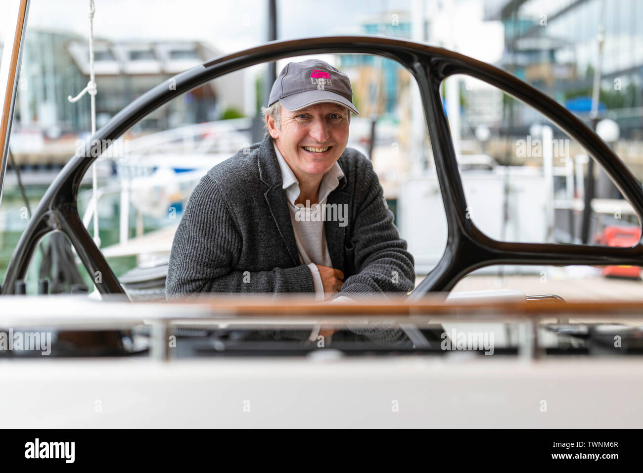 Software entrepreneur and owner of Oyster Yachts, Richard Hadida ...