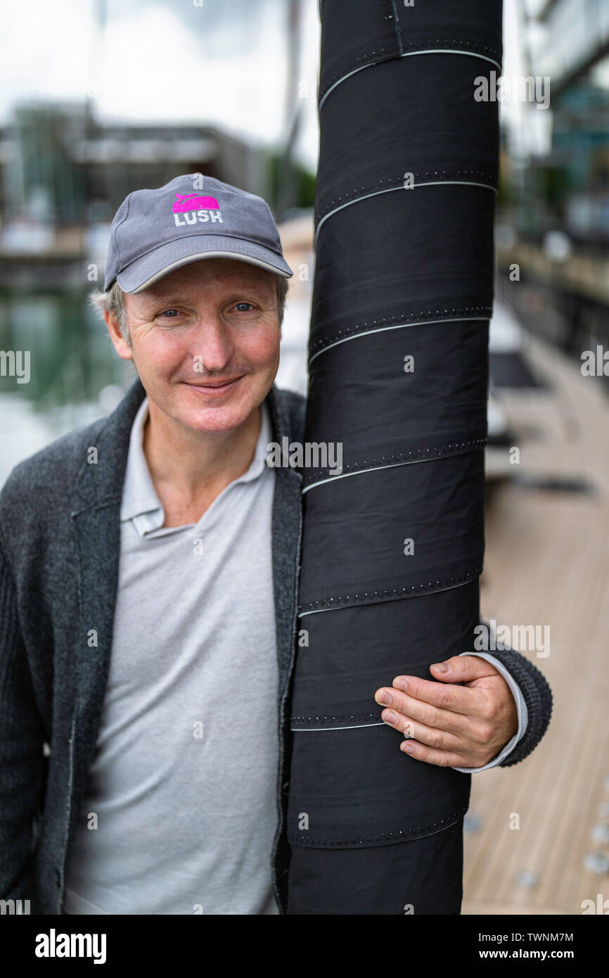 Software entrepreneur and owner of Oyster Yachts, Richard Hadida ...