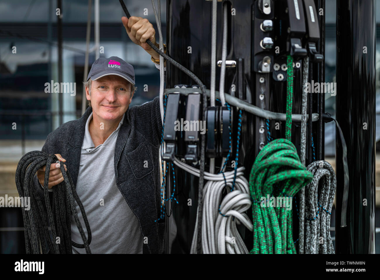 Software entrepreneur and owner of Oyster Yachts, Richard Hadida ...