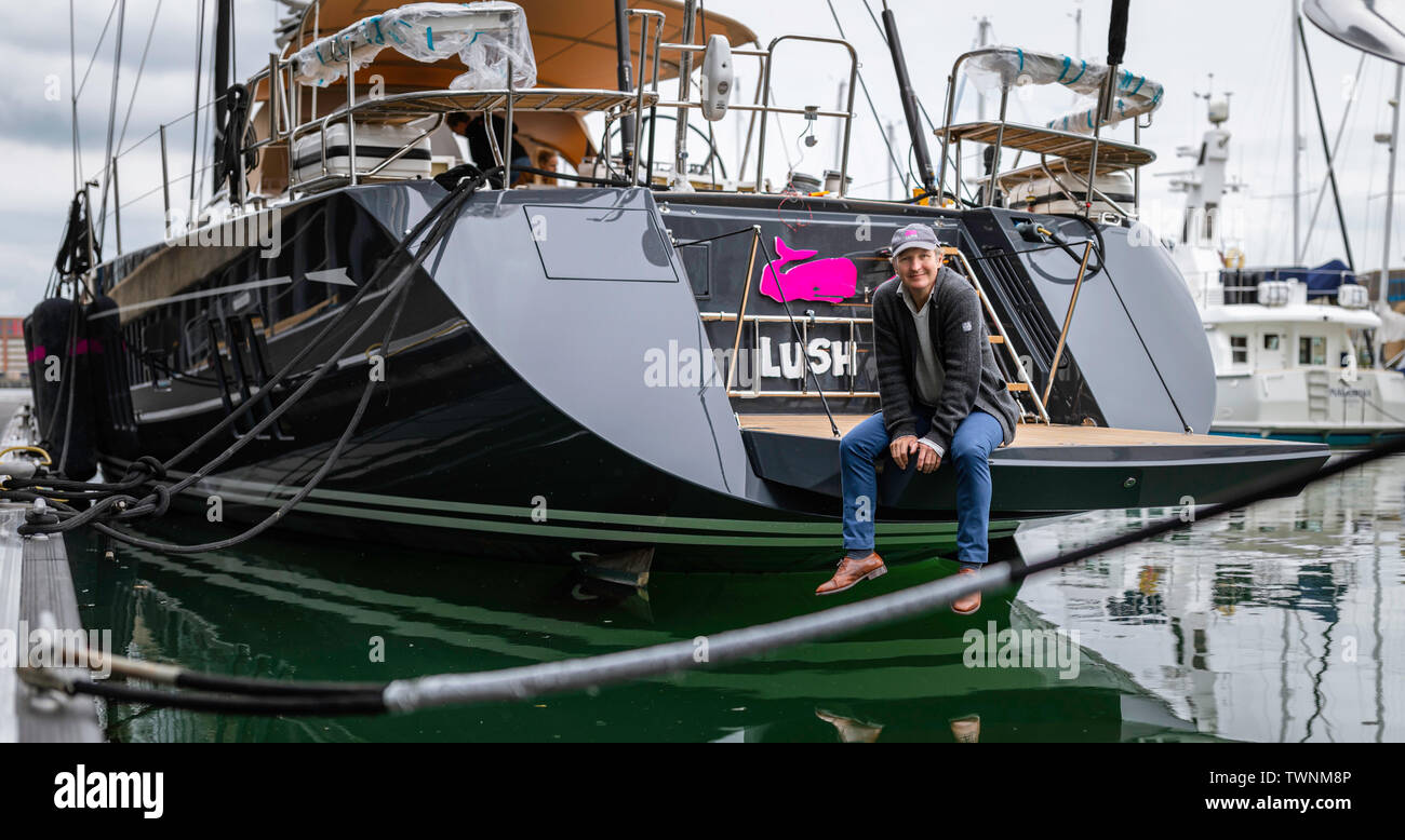 Software entrepreneur and owner of Oyster Yachts, Richard Hadida ...