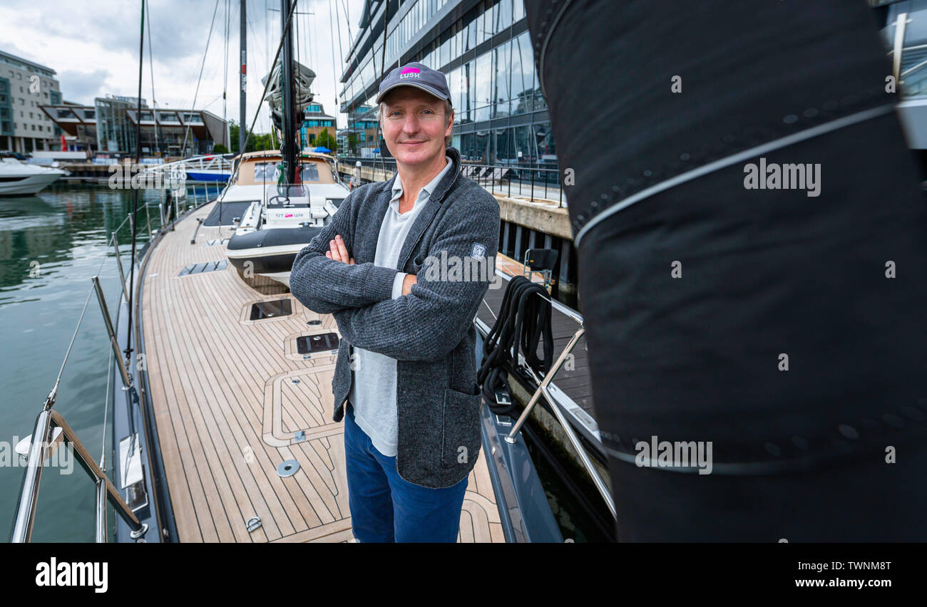 Software entrepreneur and owner of Oyster Yachts, Richard Hadida ...
