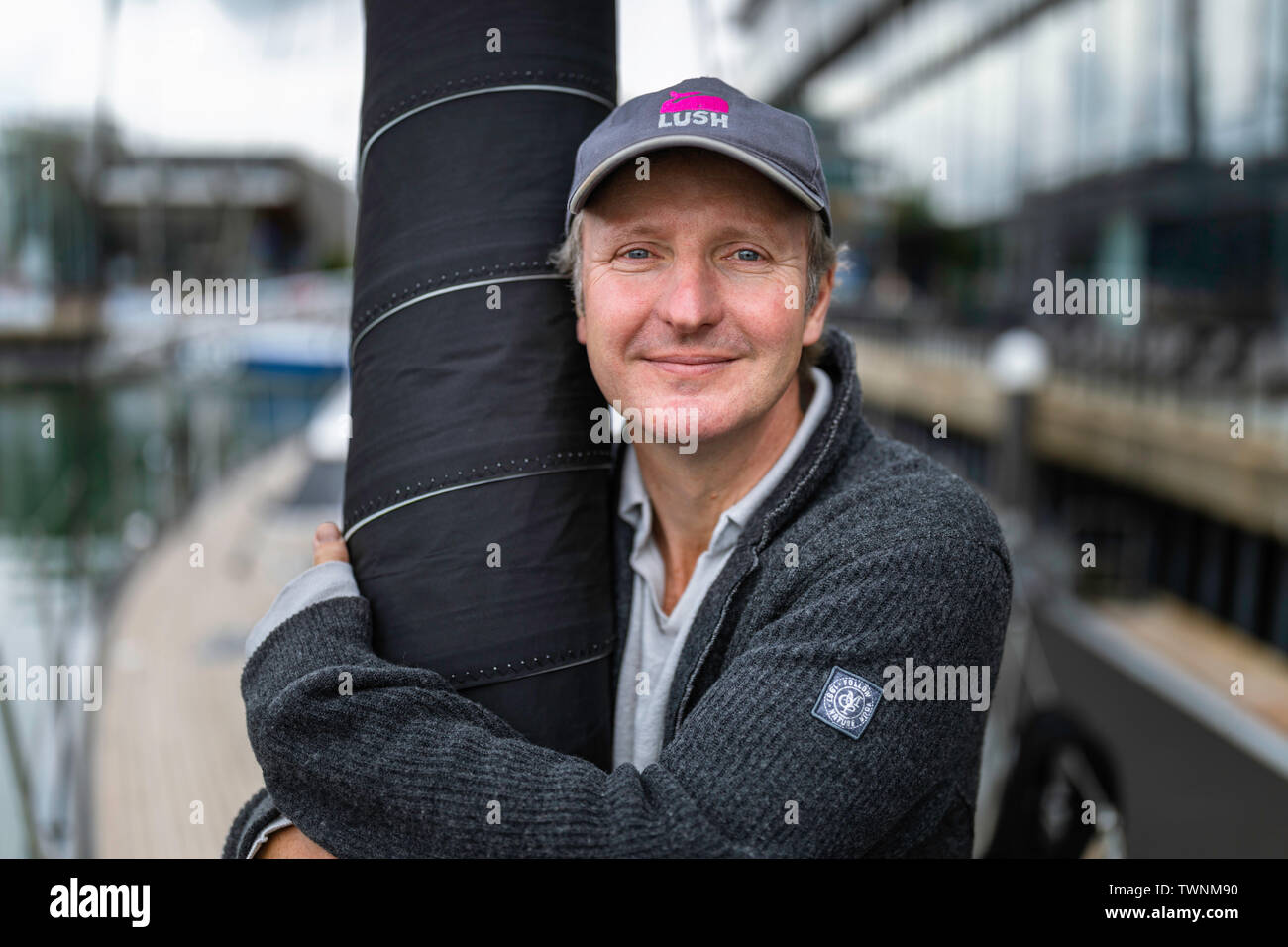 Software entrepreneur and owner of Oyster Yachts, Richard Hadida ...