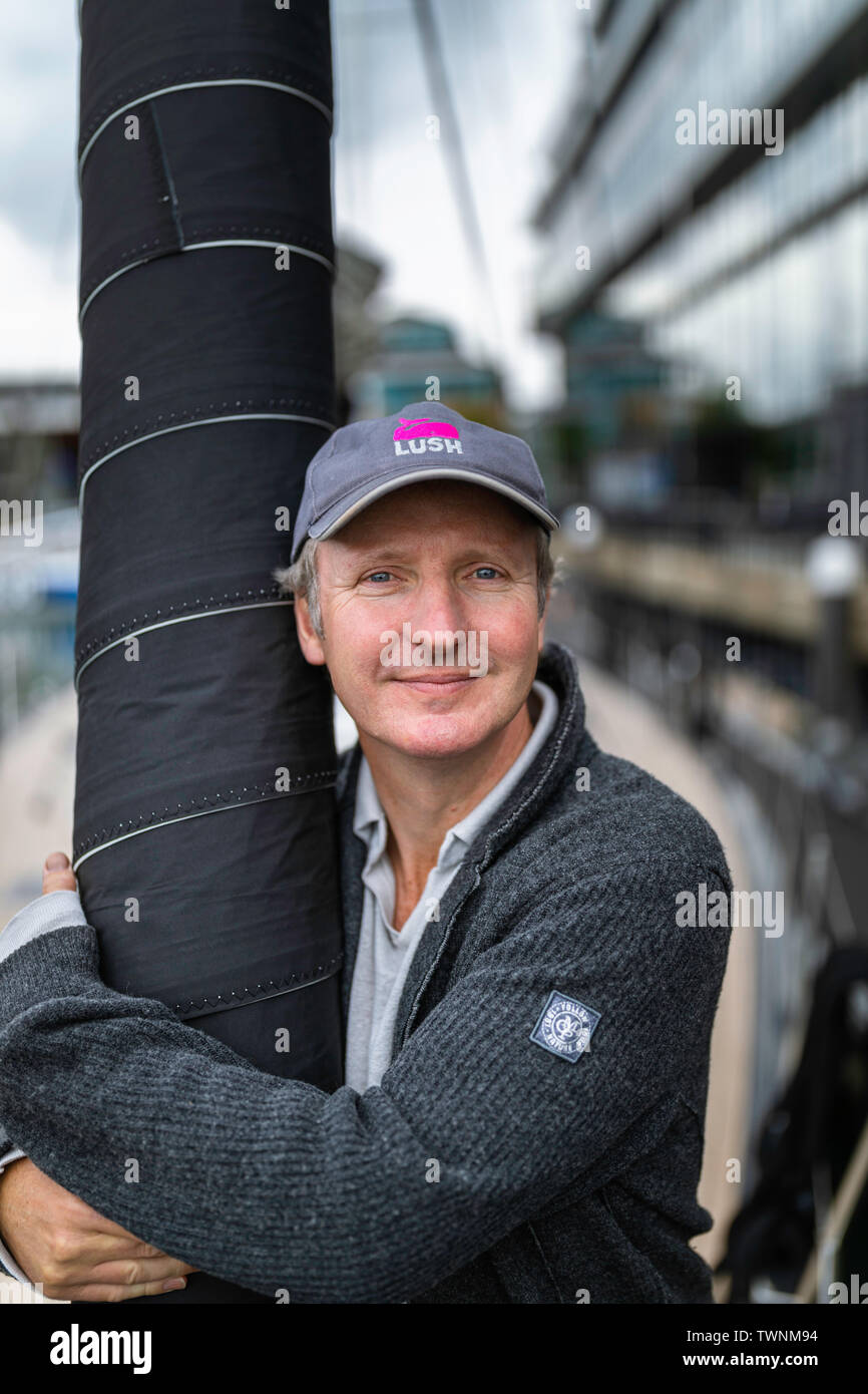 Software entrepreneur and owner of Oyster Yachts, Richard Hadida ...