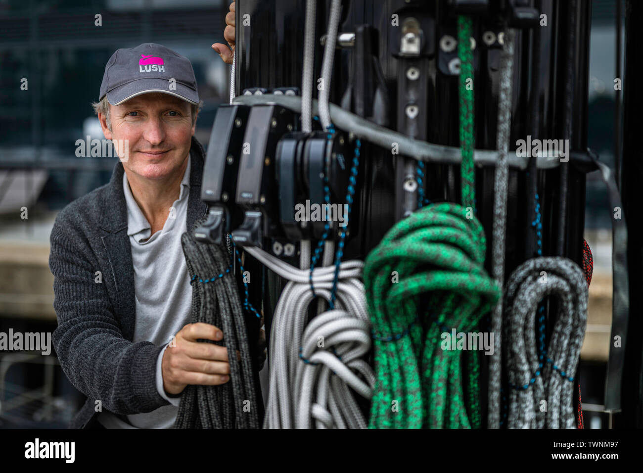 Software entrepreneur and owner of Oyster Yachts, Richard Hadida ...