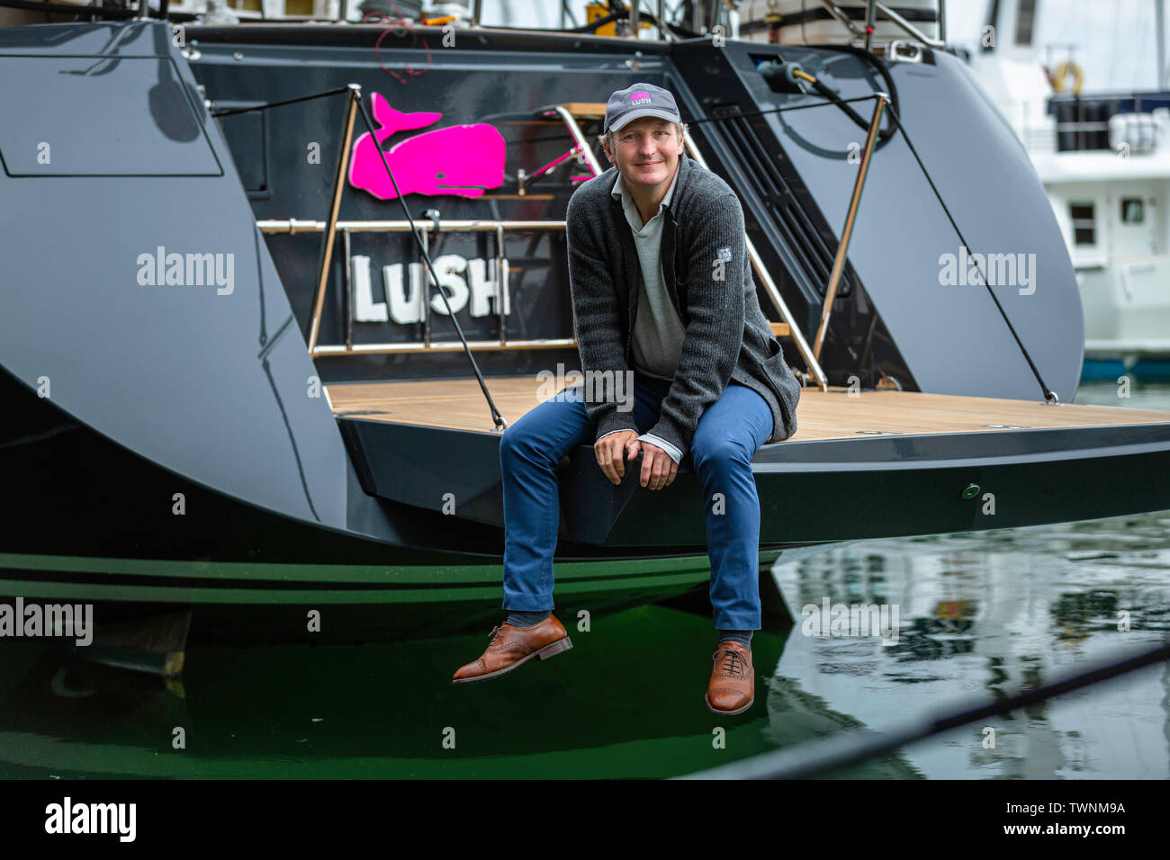 Software entrepreneur and owner of Oyster Yachts, Richard Hadida ...