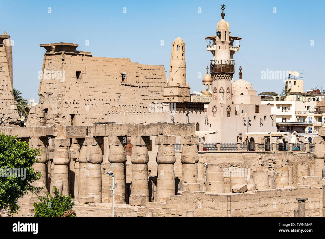 catholic Church and Muslim Mosque Tower religion Symbols together in ...