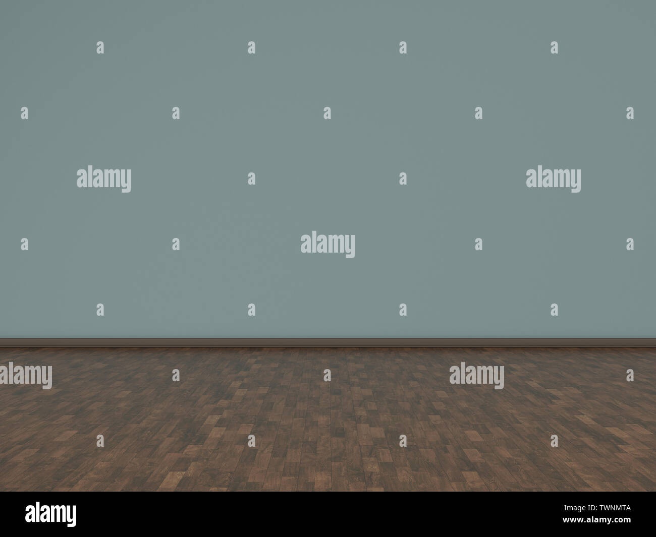 Empty room in a house. 3d illustration Stock Photo - Alamy