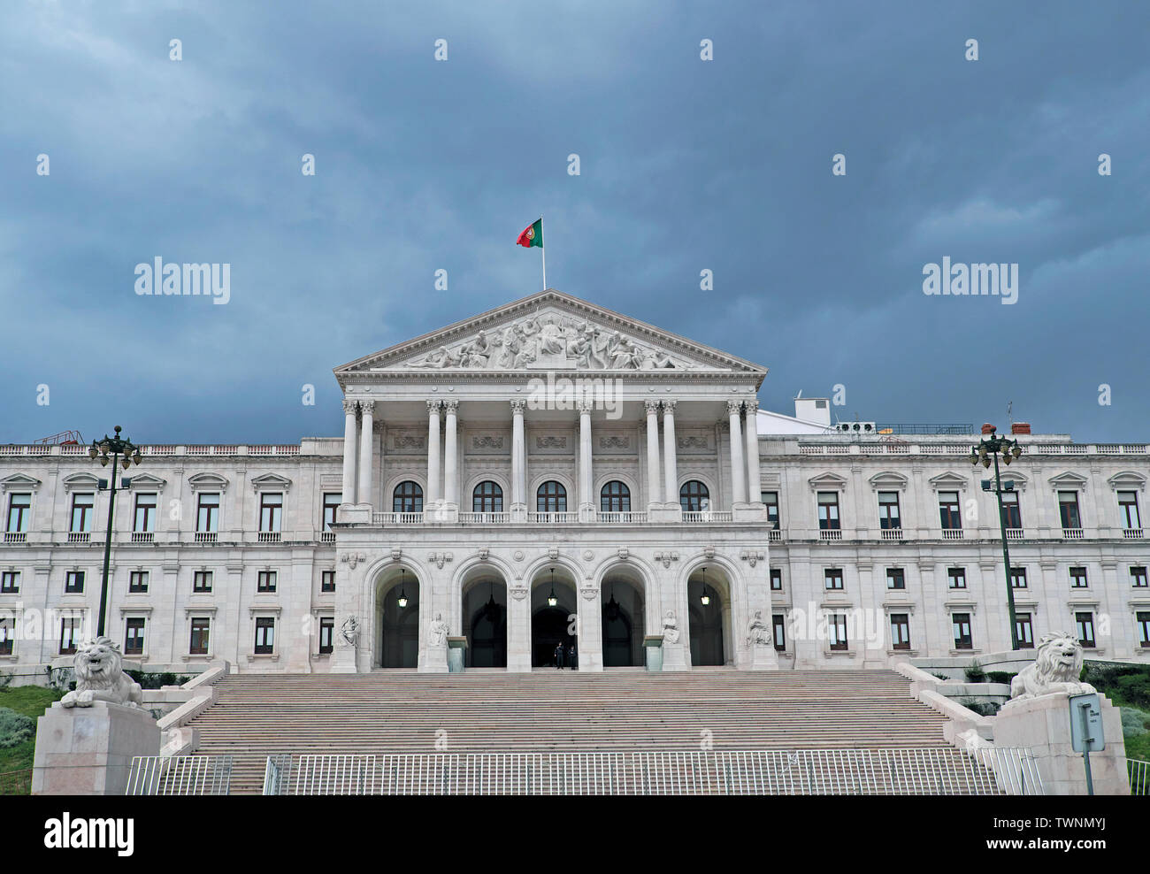 The Portuguese Parliament Building High Resolution Stock Photography ...