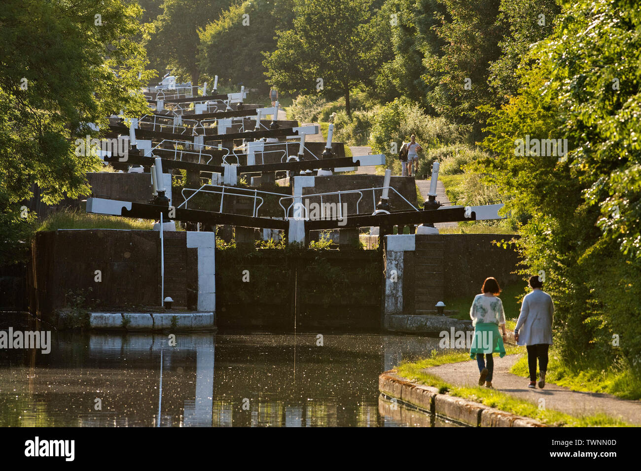 Flight of 21 locks hi-res stock photography and images - Alamy