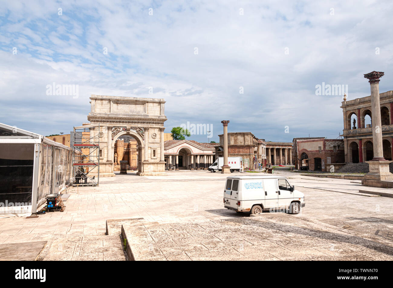 Cinecitta's HBO series rome filming set Stock Photo - Alamy