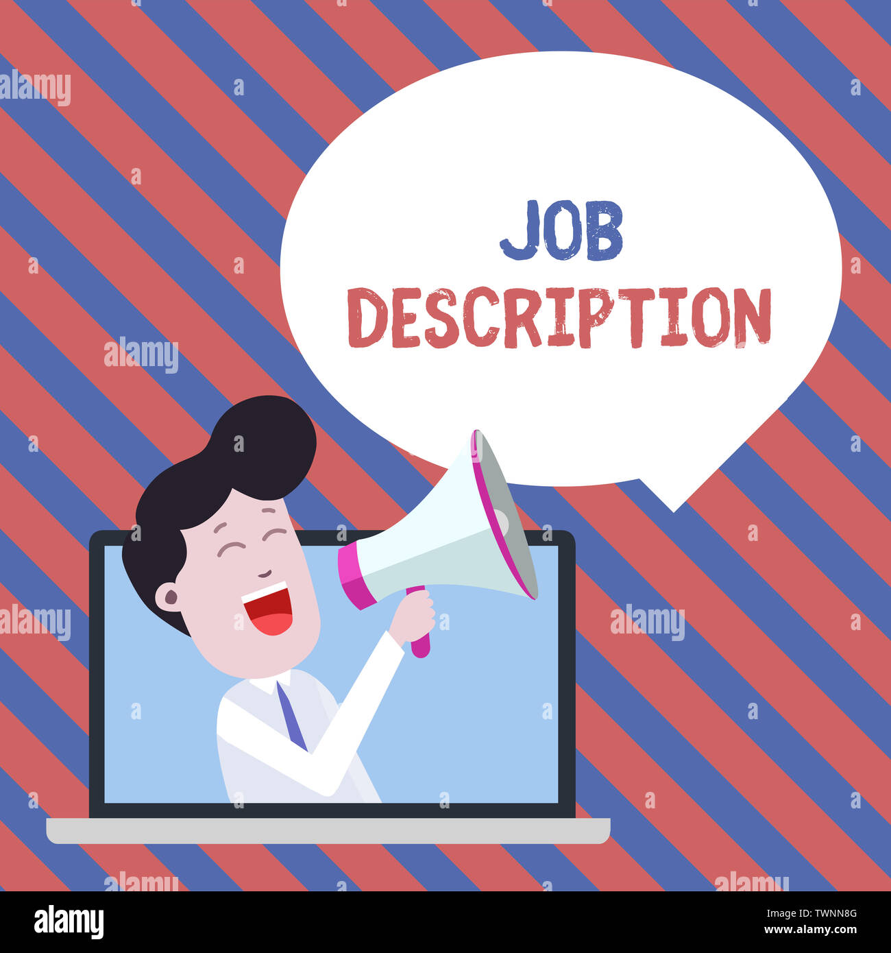 Handwriting text writing Job Description. Conceptual photo a formal ...