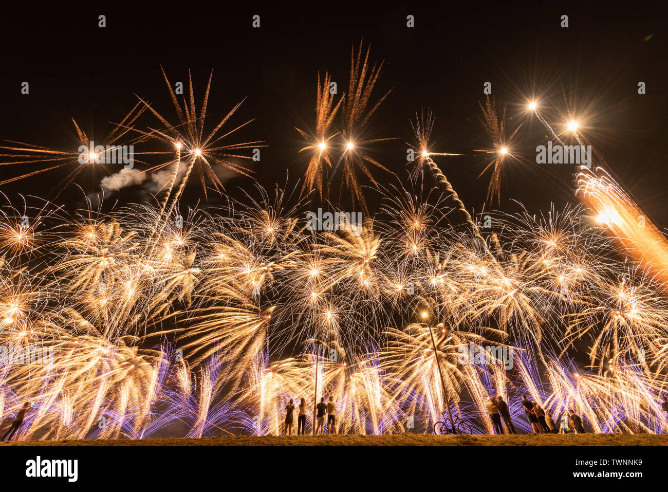 Fireworks festival zagreb hi-res stock photography and images - Alamy
