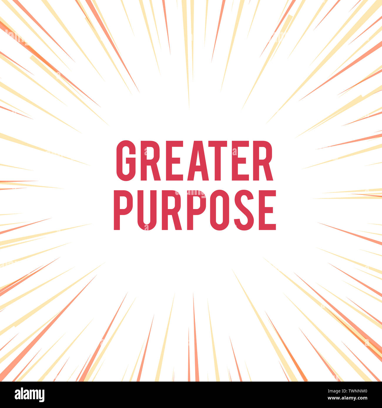 Handwriting text writing Greater Purpose. Conceptual photo Extend in ...