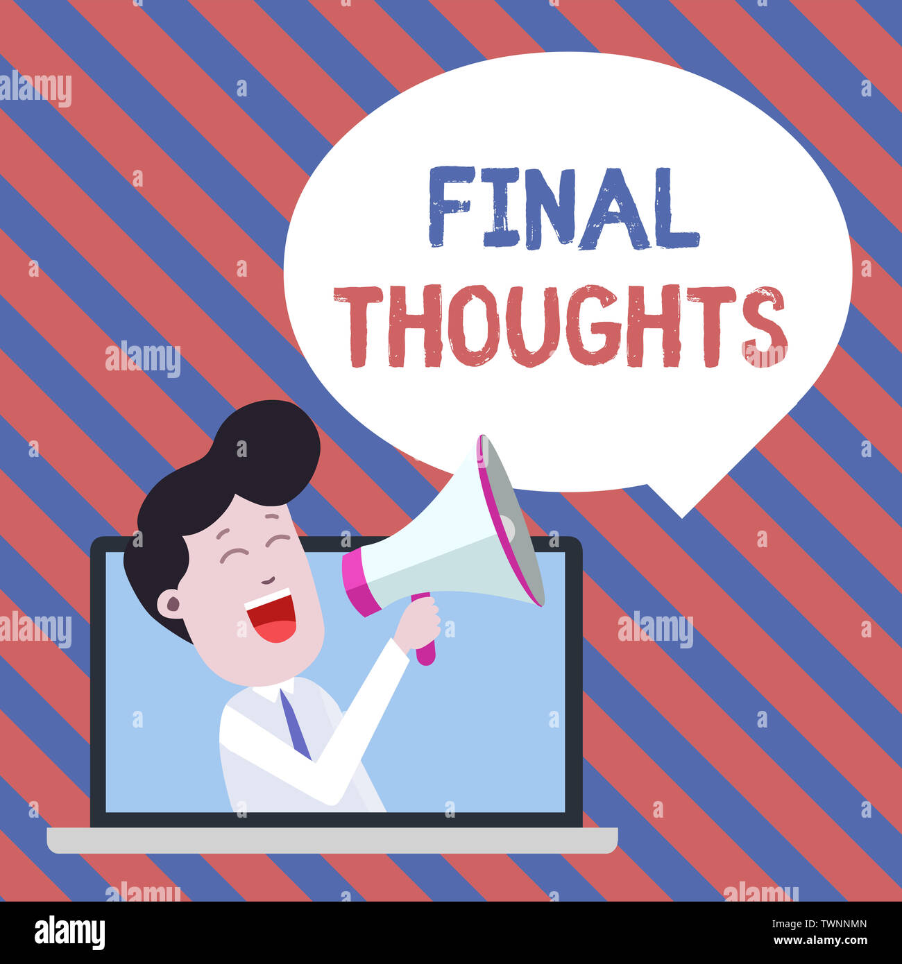 Handwriting text writing Final Thoughts. Conceptual photo the ...