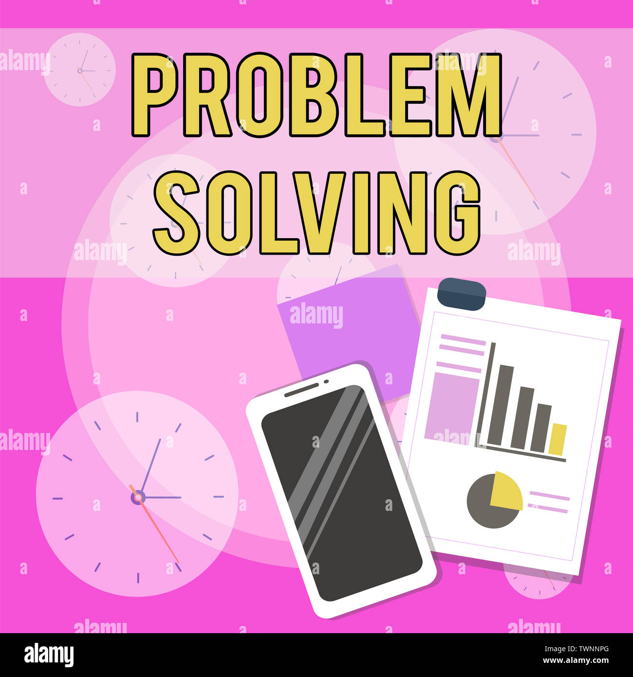 Conceptual hand writing showing Problem Solving. Concept meaning ...