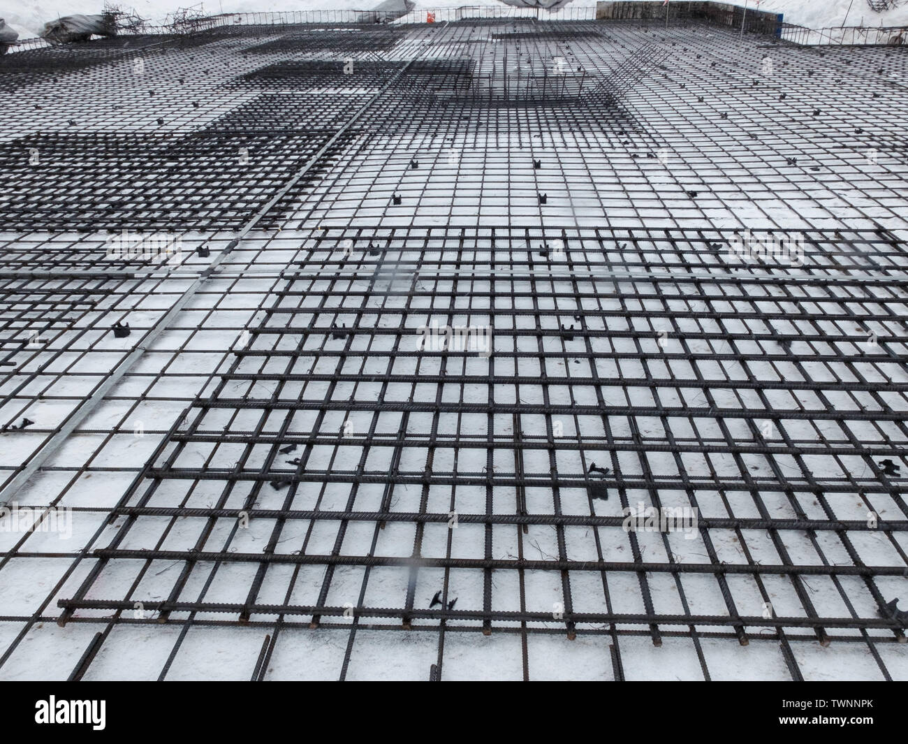Steel grid of residential building footing reinforcement Stock Photo ... Steel grid of residential building footing reinforcement Stock Photo ...