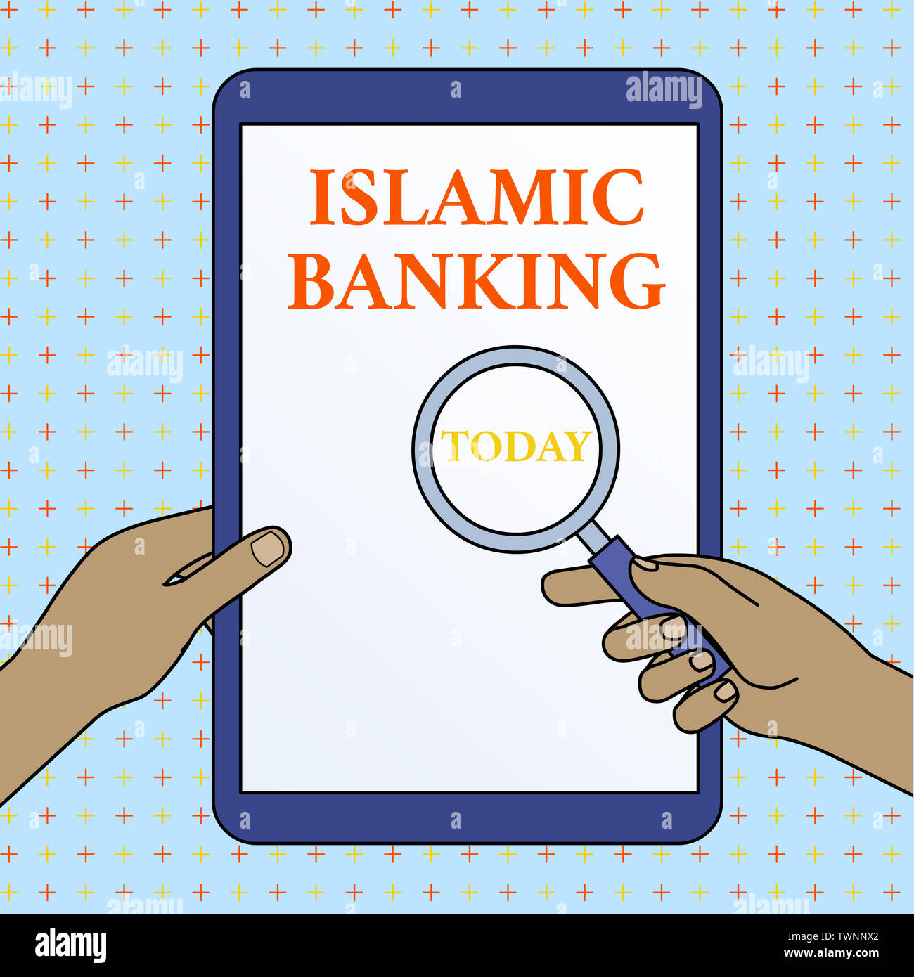 Text sign showing Islamic Banking. Business photo showcasing Banking ...