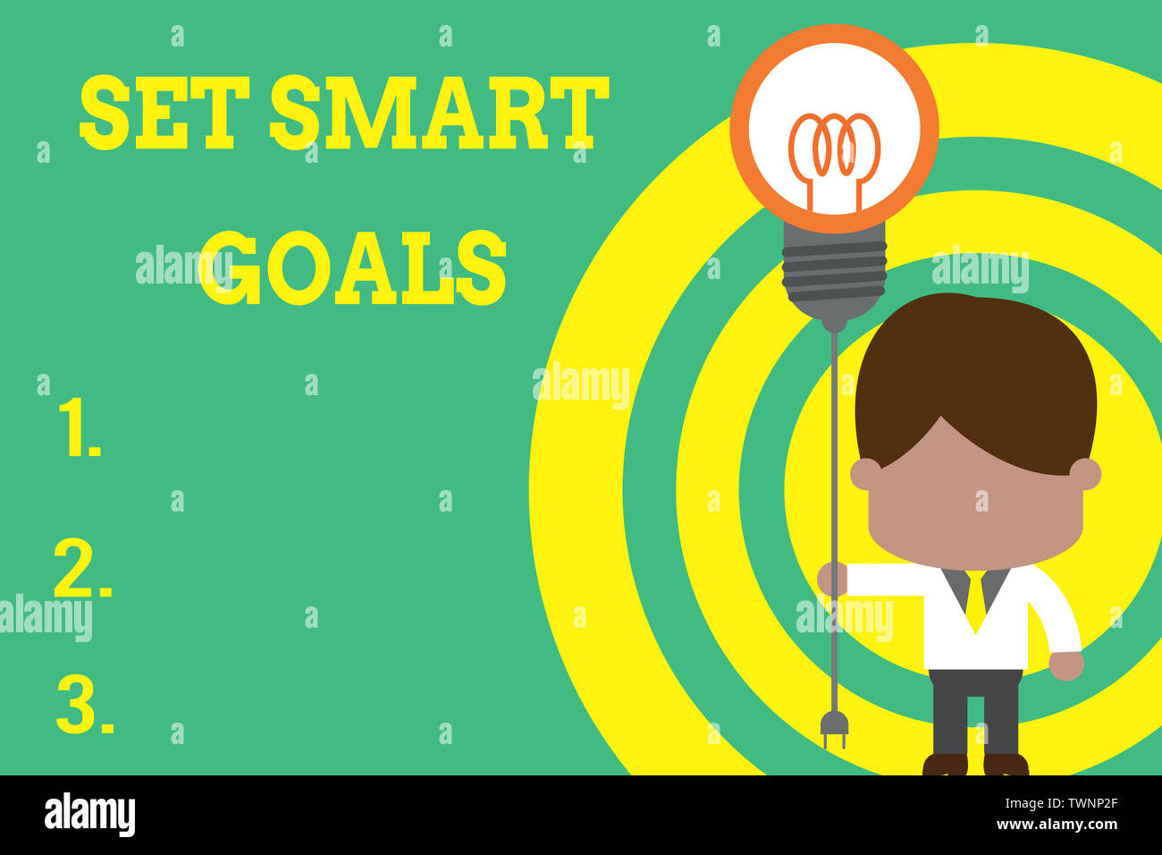 Conceptual hand writing showing Set Smart Goals. Concept meaning giving ...