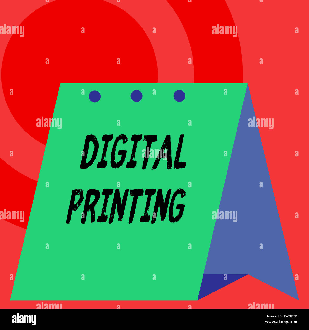 Word writing text Digital Printing. Business photo showcasing digital ...