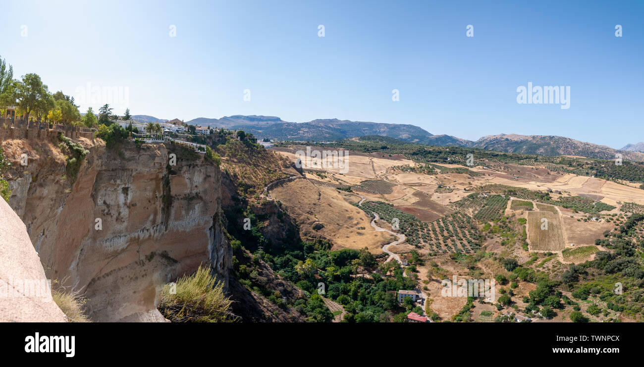 Vistas of the gorge, mountains and Puente Nuevo can be seen from this ...