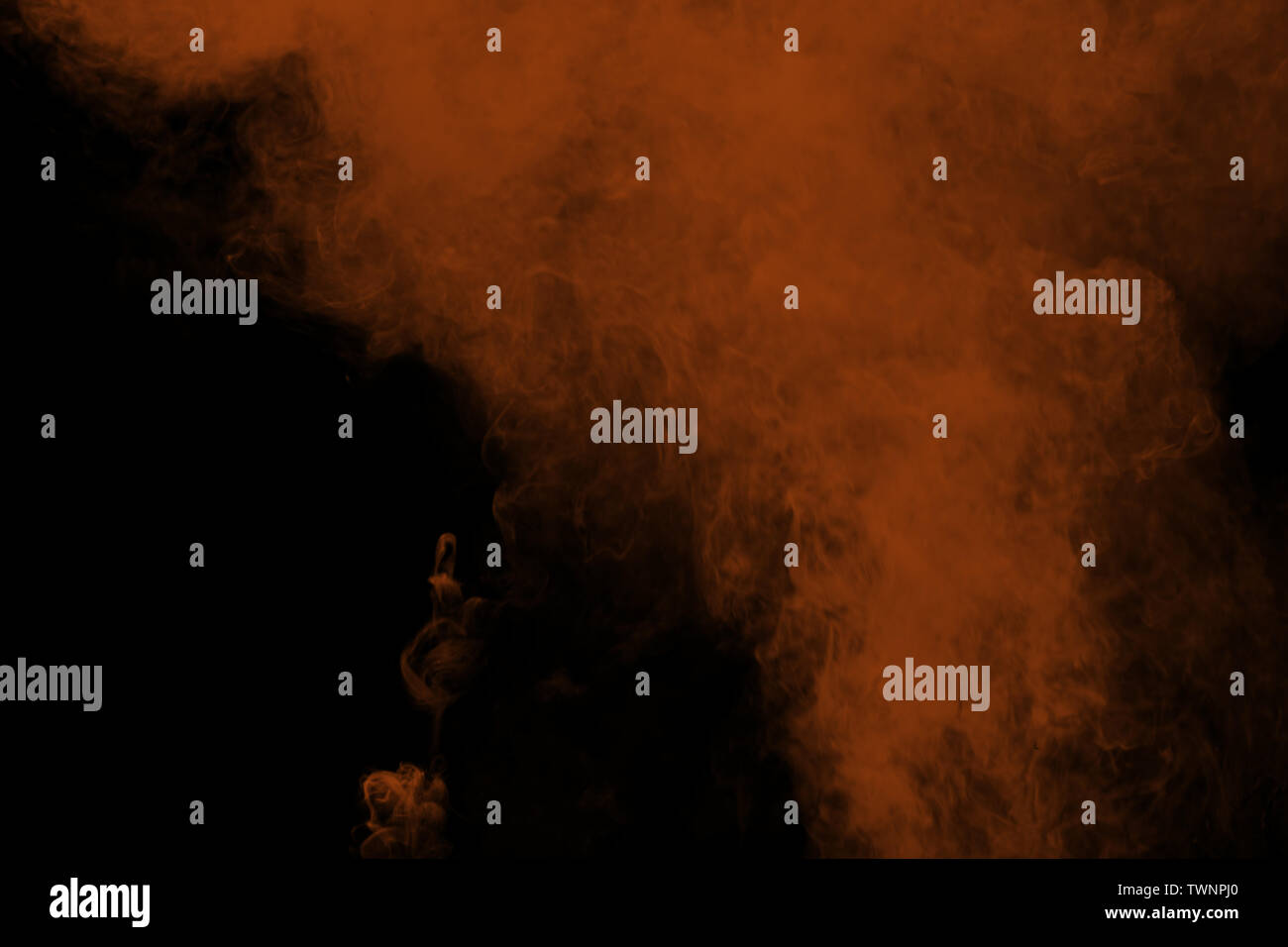 Abstract brown smoke on black background. Brown color clouds Stock ...