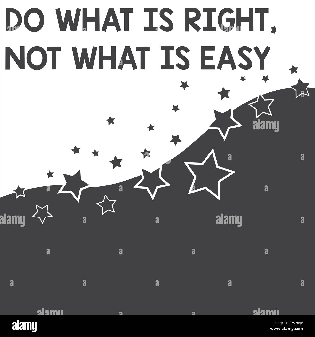 Text sign showing Do What Is Right Not What Is Easy. Business photo ...