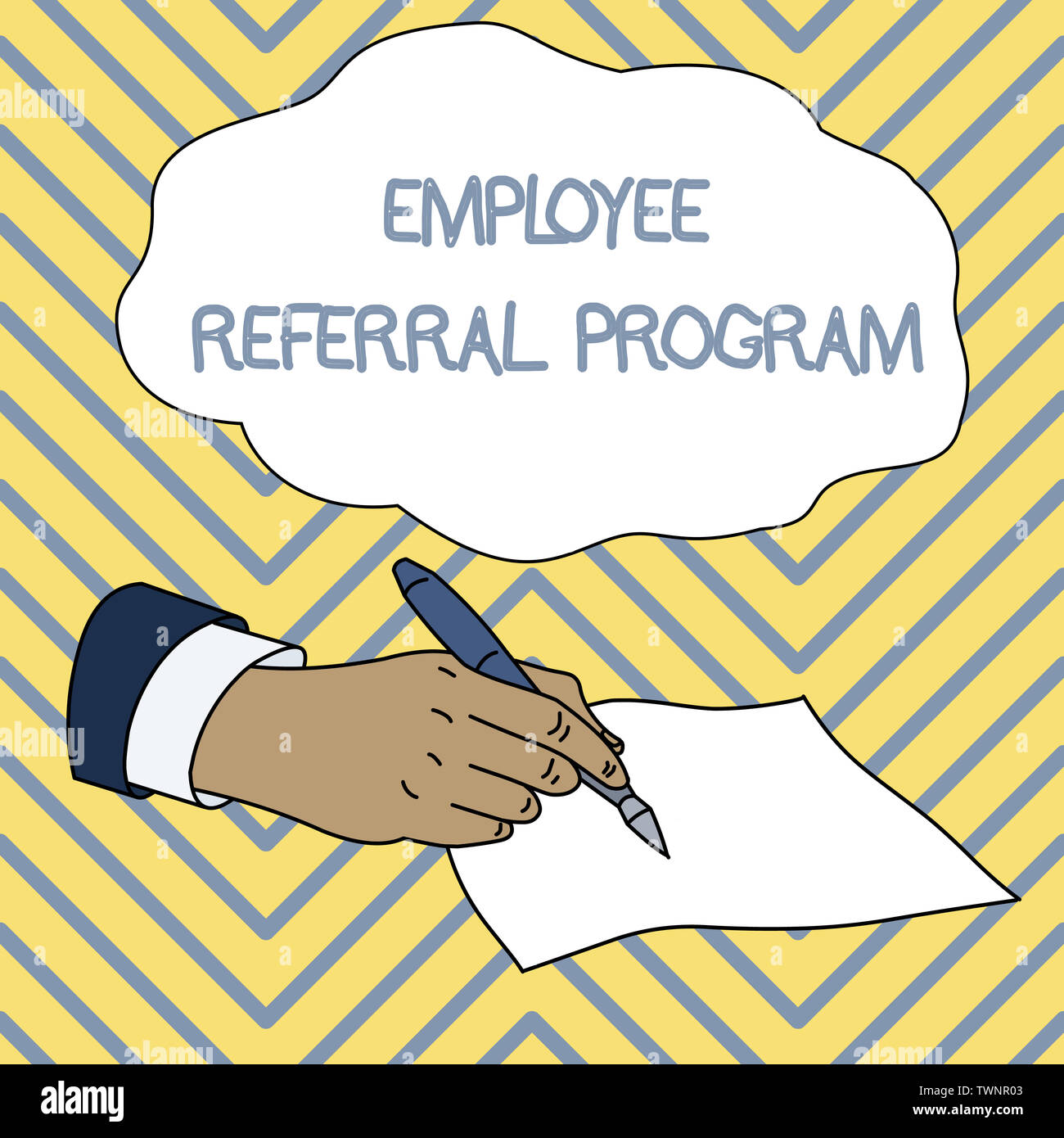 Conceptual hand writing showing Employee Referral Program. Concept ...