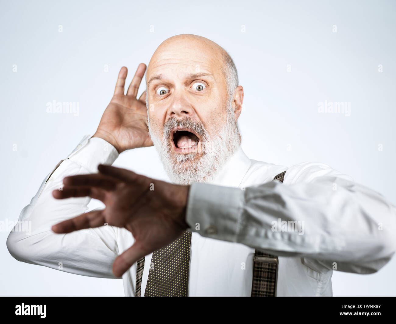Terrified threat hi-res stock photography and images - Alamy